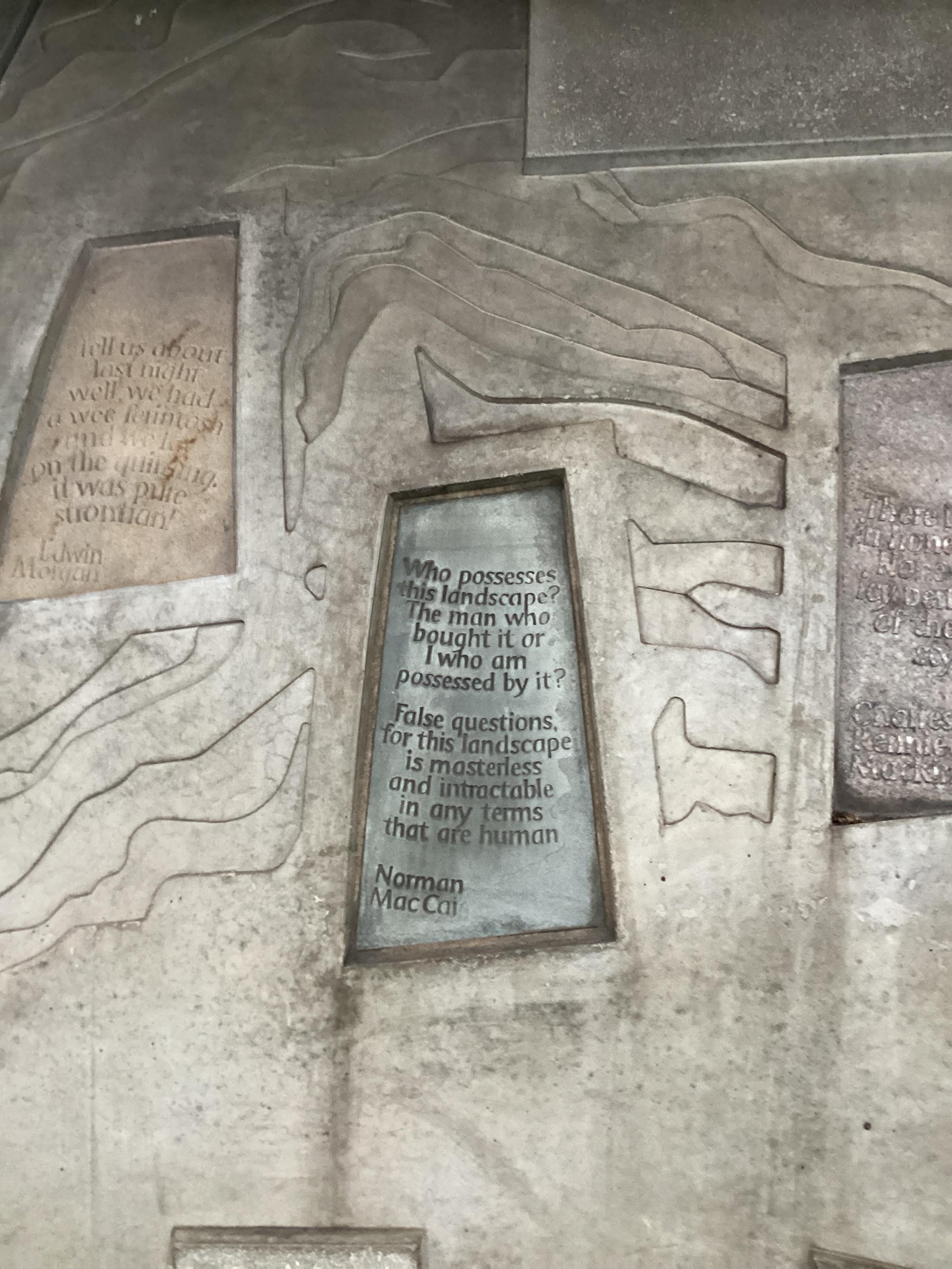 Canongate Wall at Scottish Parliament | SGT Geosites